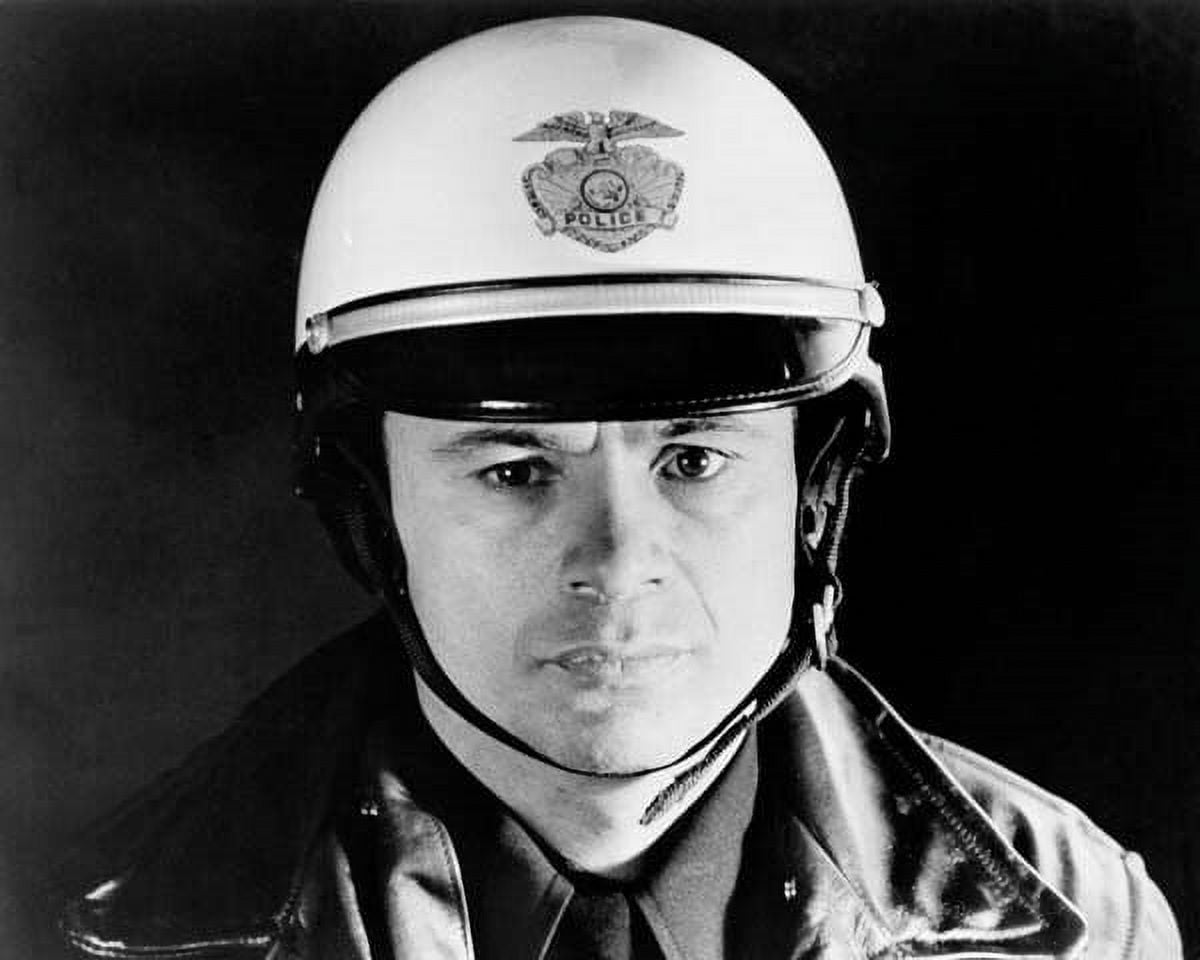 Robert Blake Arizona motorcycle cop in uniform Elektra Glide in Blue ...