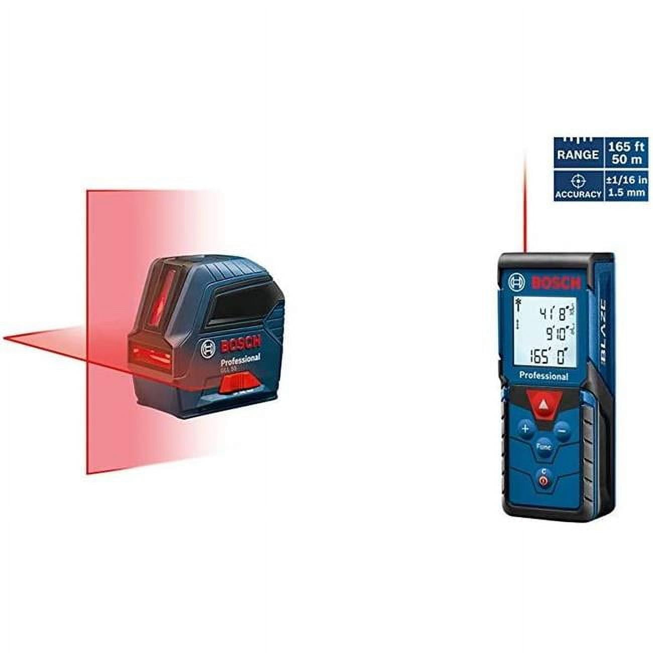 Robert Bosch 165 ft. Red Beam Laser Measure - Walmart.com