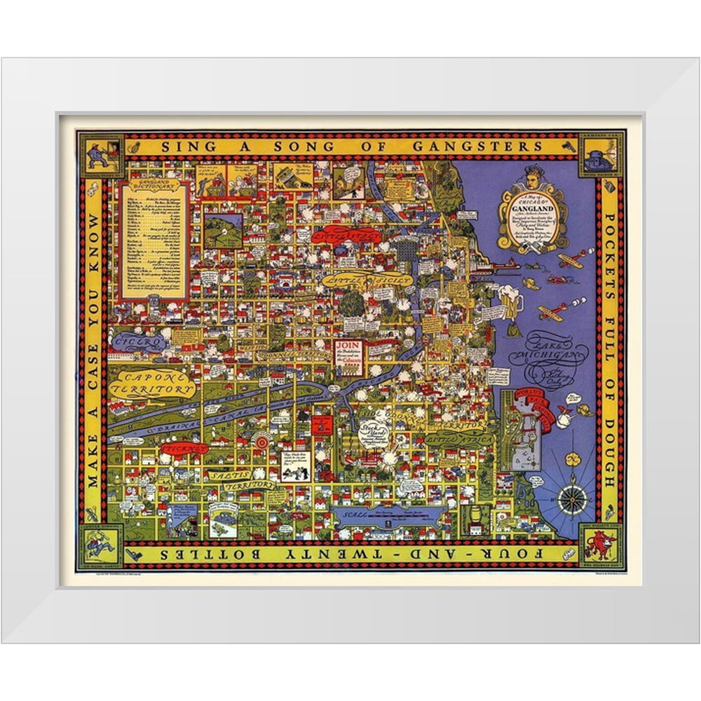 Robert, Bruce 24x20 White Modern Wood Framed Museum Art Print Titled ...