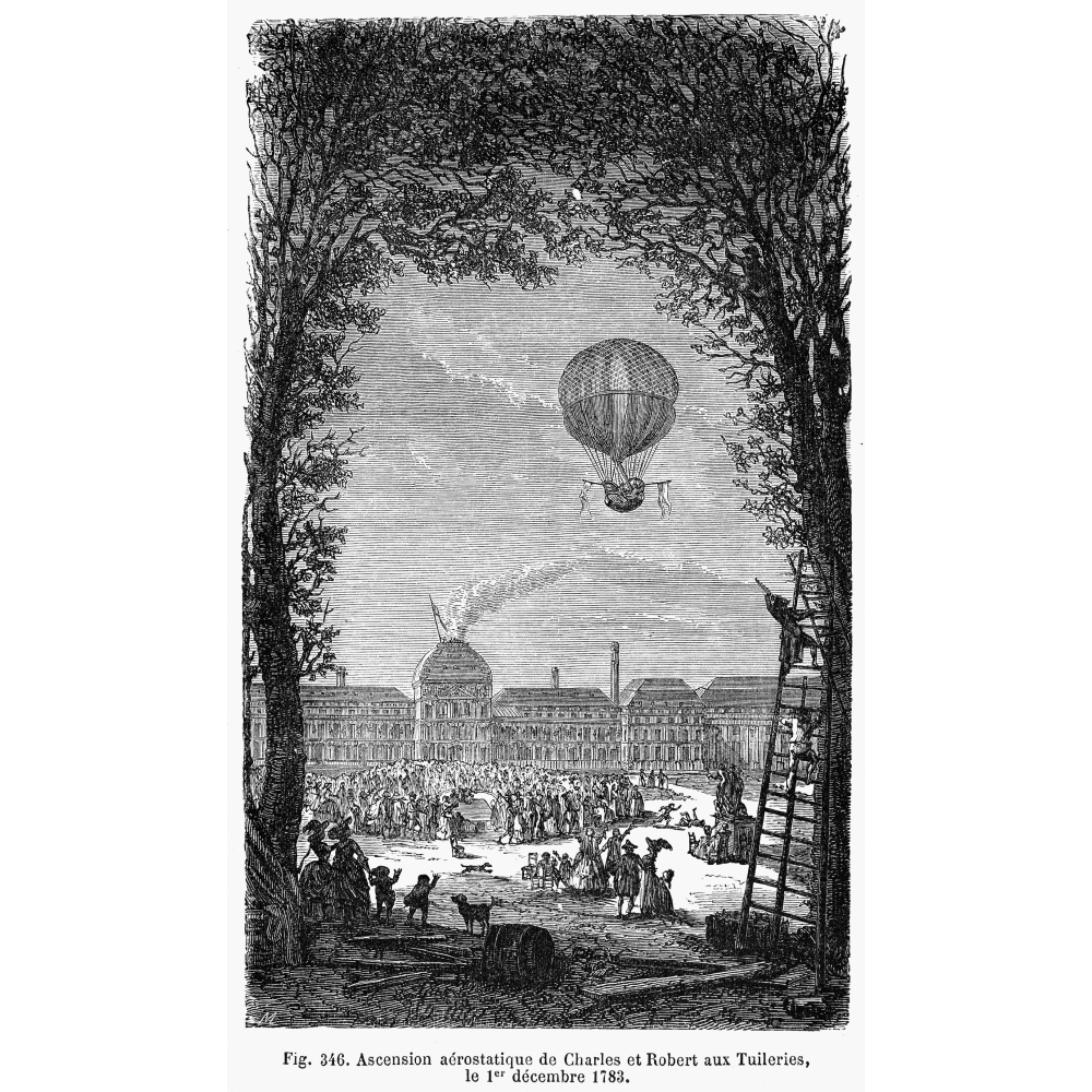 Robert & Charles Balloon. Nascent Of Charles' And Robert'S Hydrogen ...