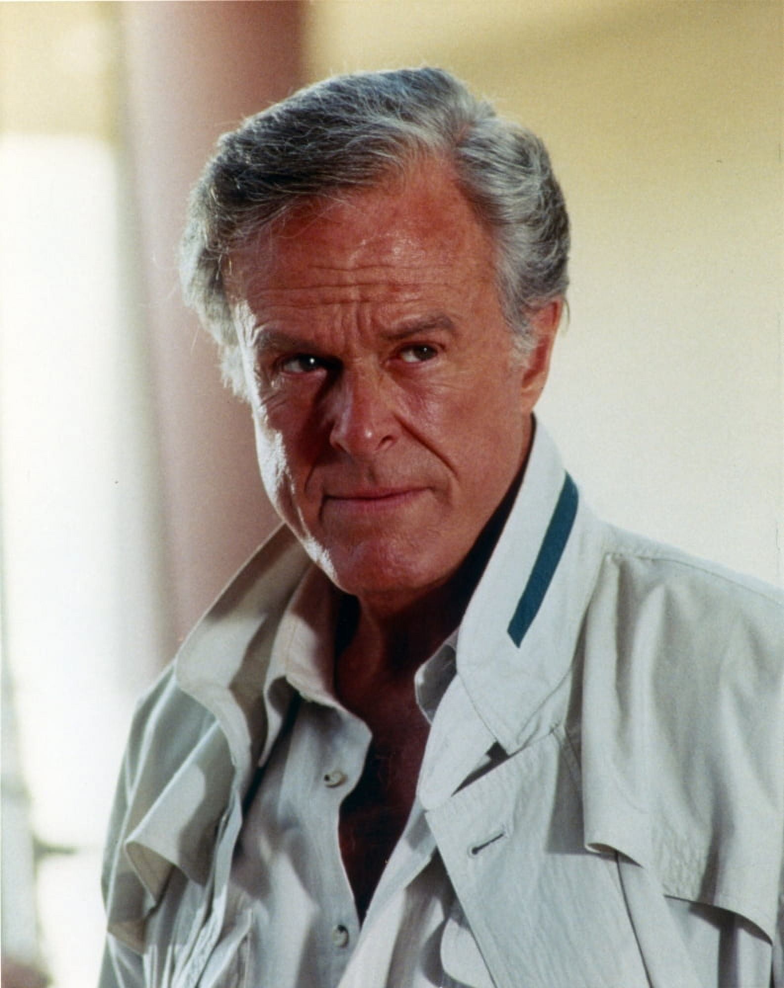 Robert Culp Portrait in White Polo Photo Print (8 x 10) - Walmart.com