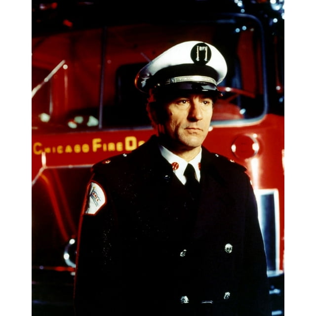 Robert De Niro in Uniform With Fire Engine from Backdraft 24x36 Movie ...