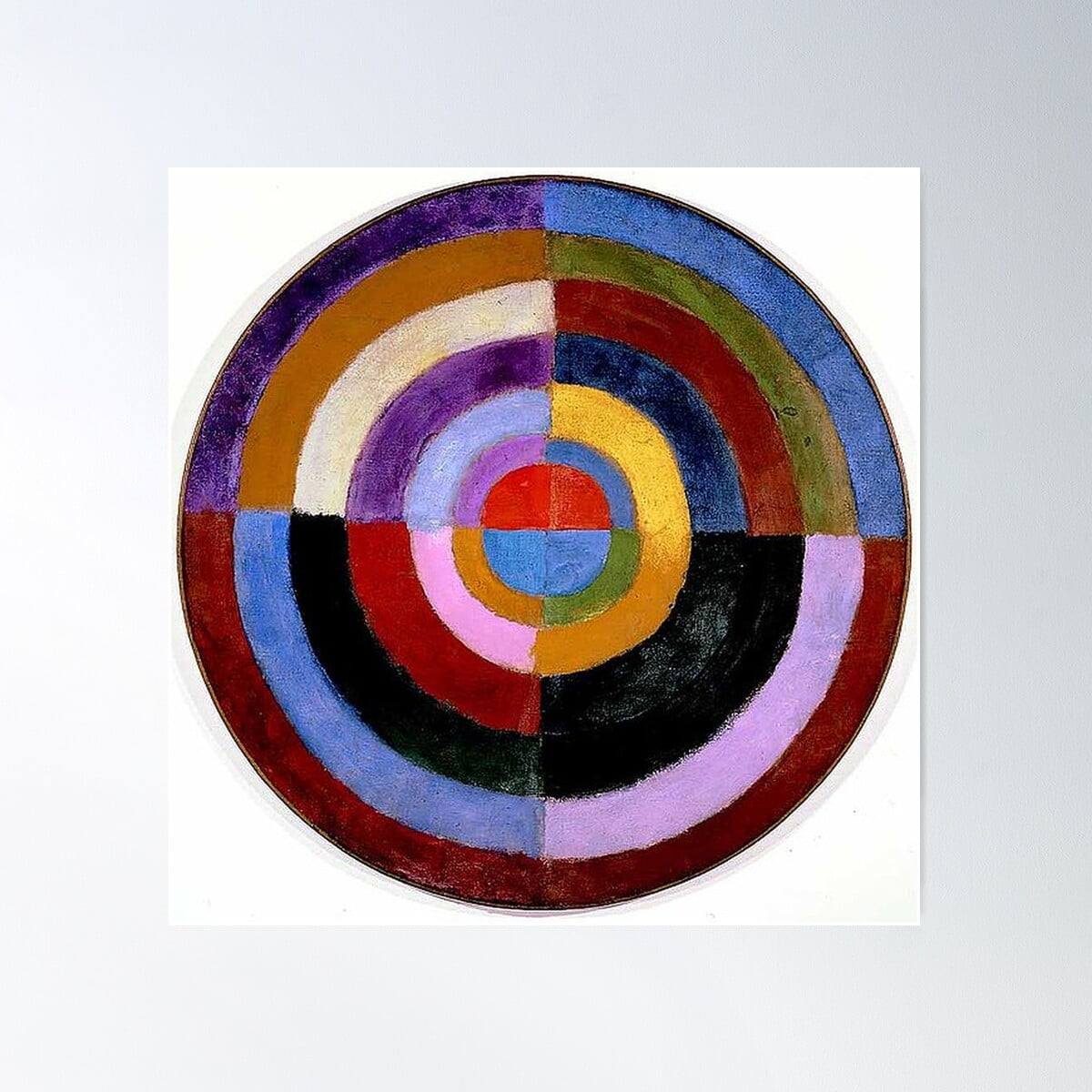 Robert Delaunay - Premier Disque Poster Wall Art, Modern Wall Decor For ...