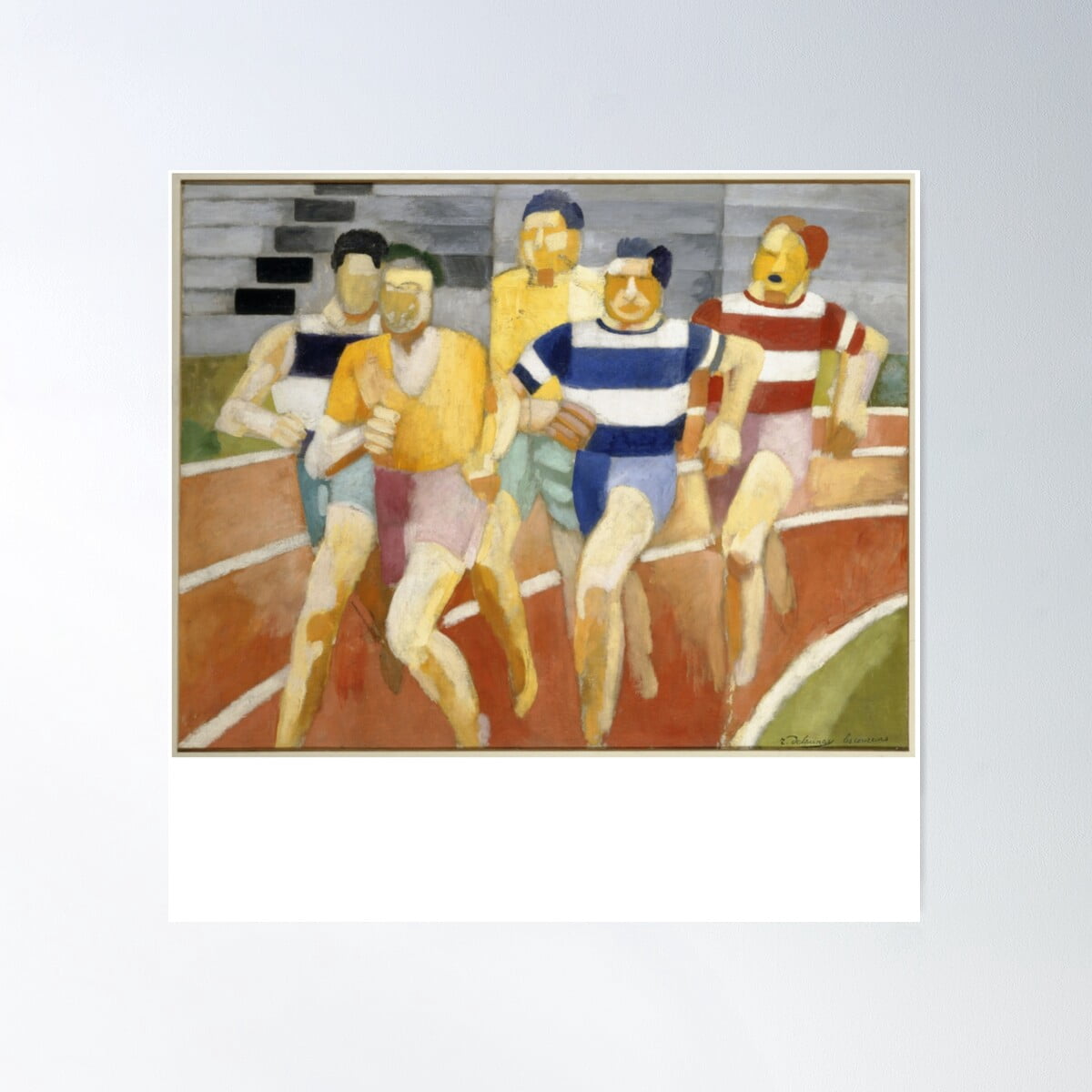 Robert Delaunay "The Runners" Poster Wall Art, Modern Wall Decor For ...