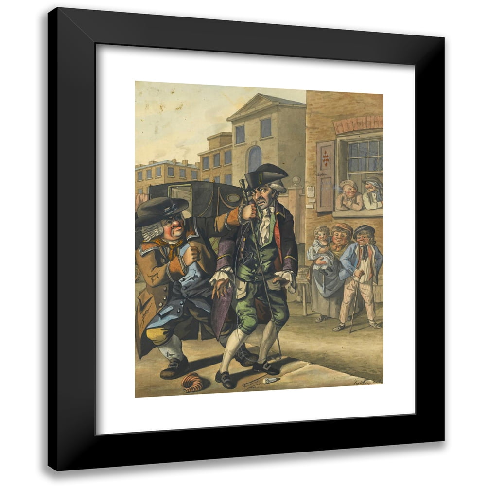 Robert Dighton 19x24 Black Modern Framed Museum Art Print Titled - The ...