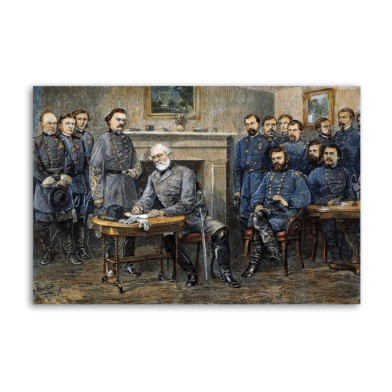 Robert E Lee Surrendered to Union General The Civil War Antietam Poster ...