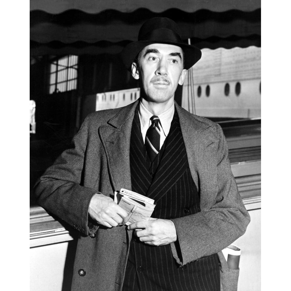 Robert E. Sherwood Playwright And Dramatist On The S.S. Queen Mary As She Sailed From New York ...