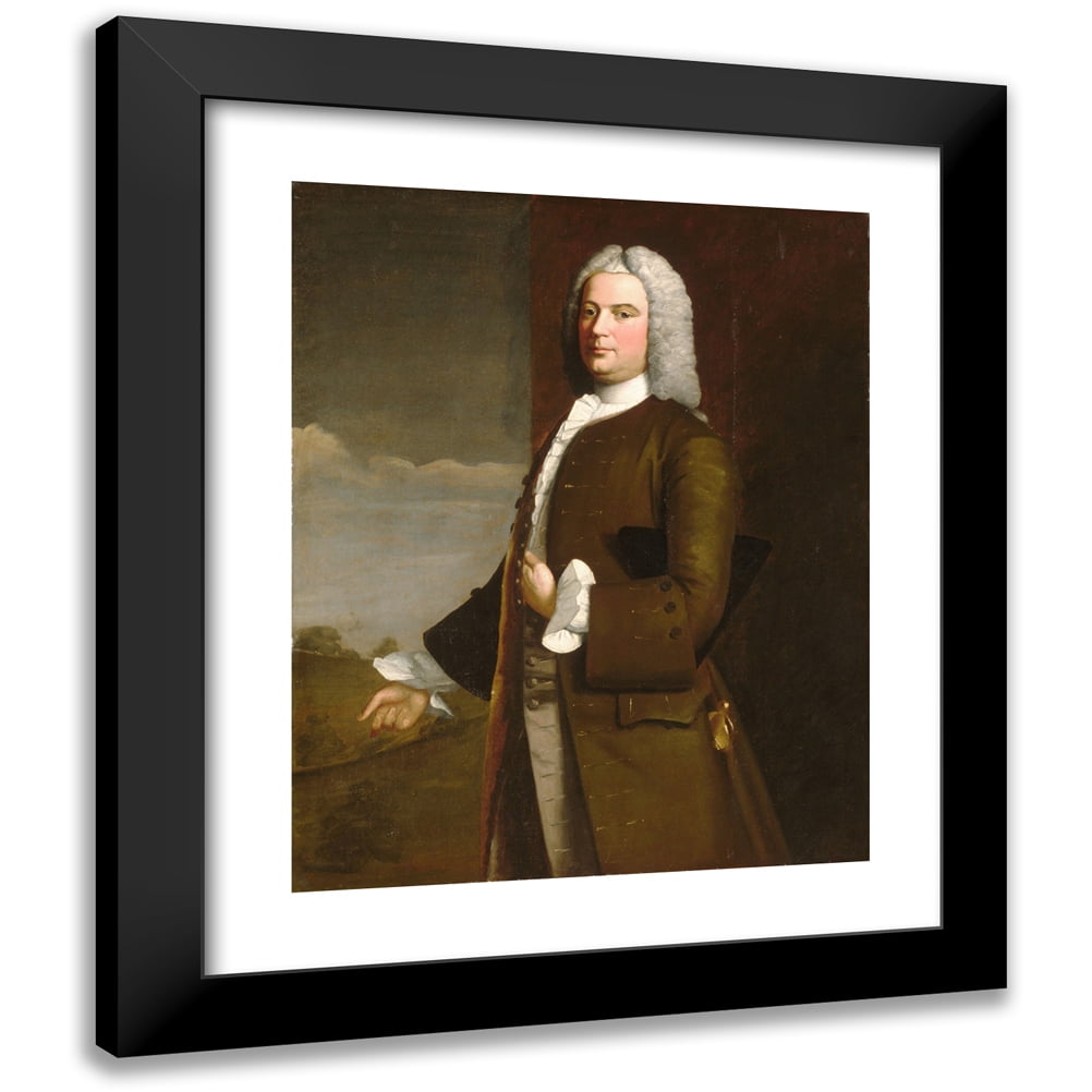 Robert Feke 15x18 Black Modern Framed Museum Art Print Titled - Tench ...