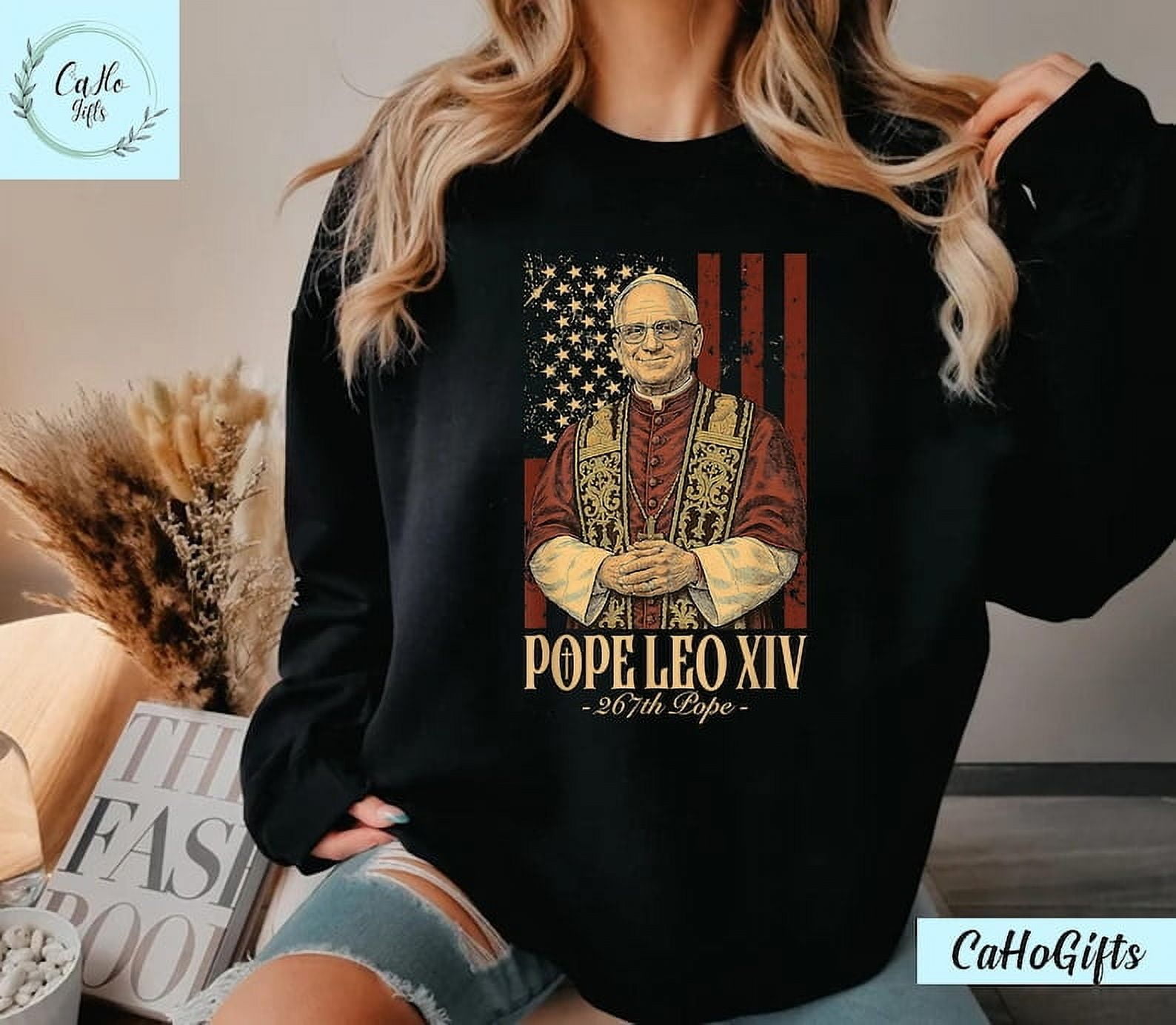 Robert Francis Prevost New Pope Shirt Leo XIV Vatican City Catholic Church Holy Father Pope ...
