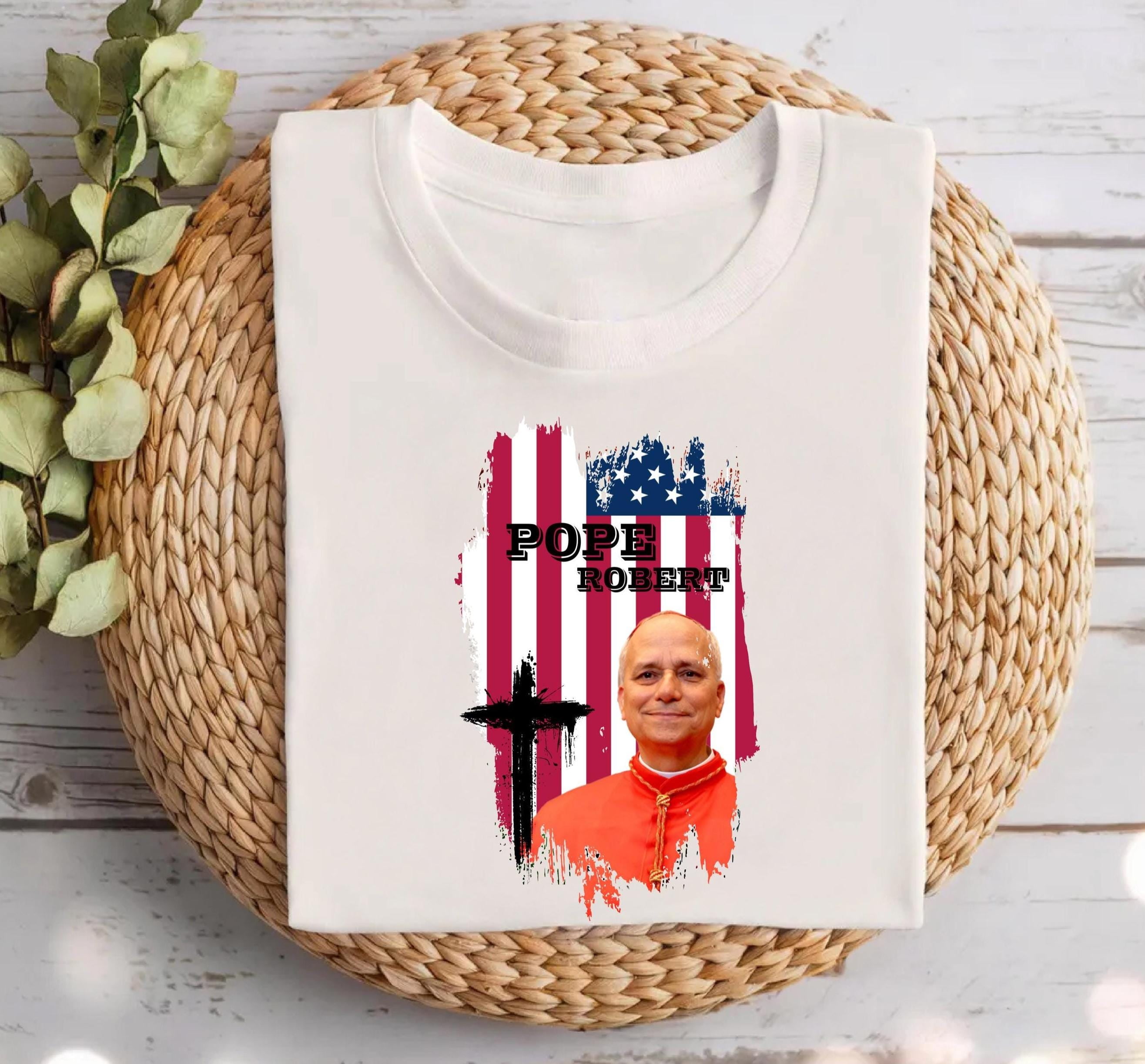 Robert Francis Prevost New Pope Shirt Leo XIV Vatican City Church Holy Father Pope Shirt ...