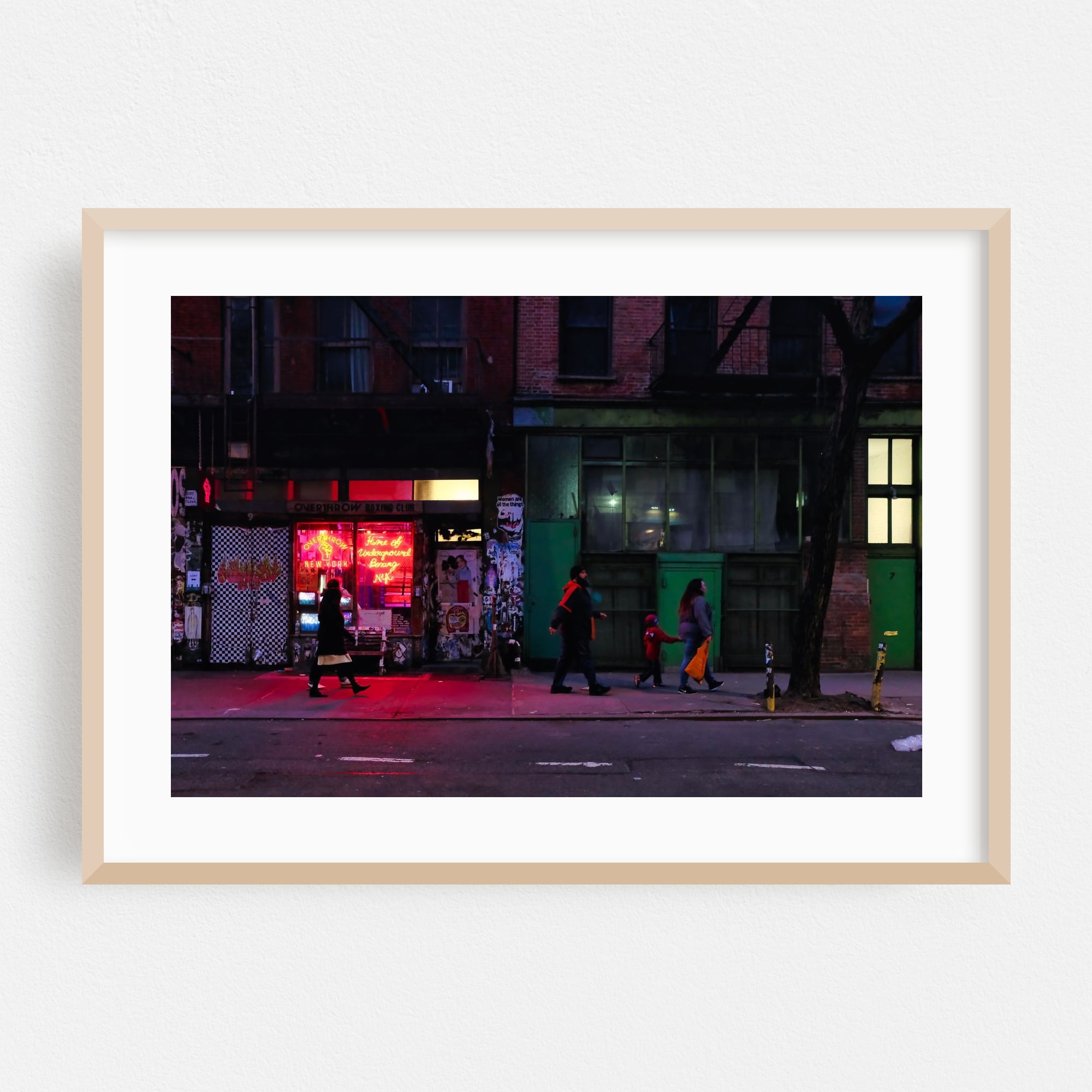 Robert Frank's Studio and Overthrow Boxing Club at Night - Manhattan ...