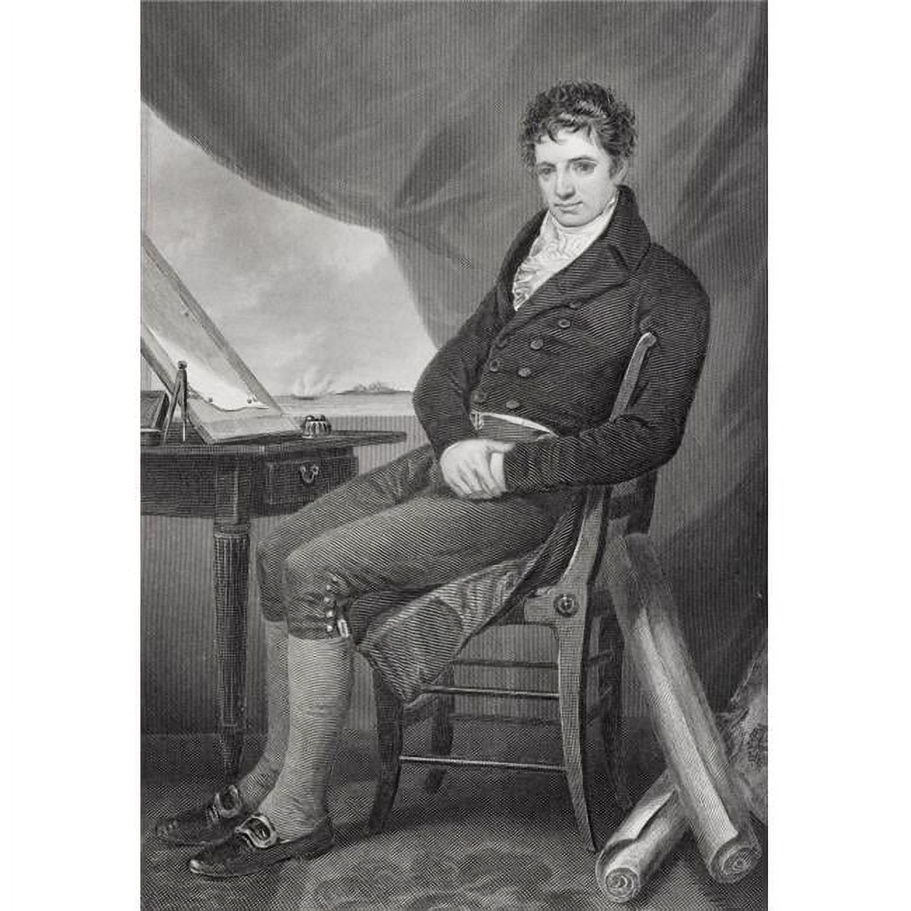Robert Fulton 1765 - 1815 American Inventor & Engineer Builder of First Steam Powered Warship In ...