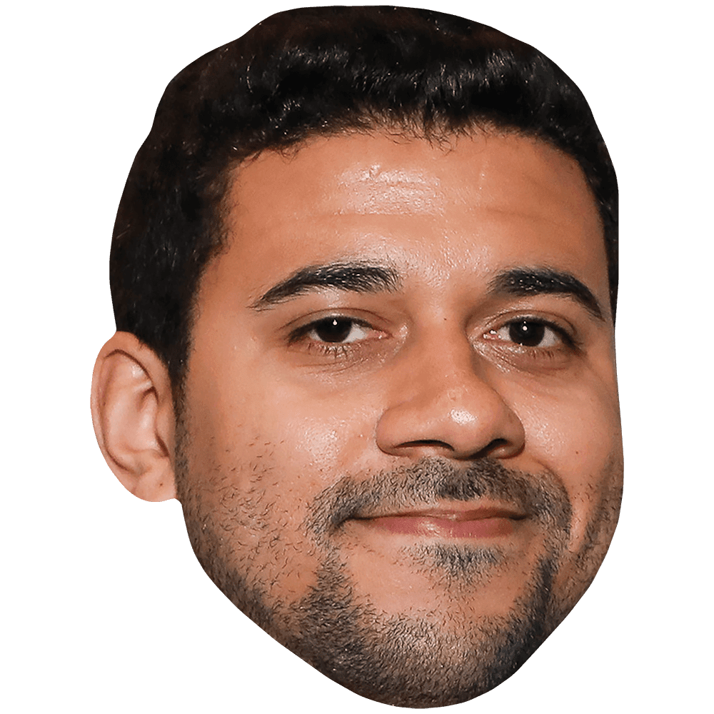 Robert Gilbert (Smile) Celebrity Mask, Flat Card Face, Fancy Dress Mask ...