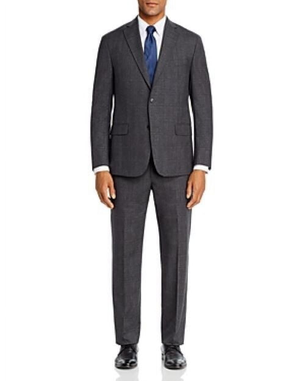 Robert Graham Tonal Glen Charcoal Plaid Classic Fit Suit US 40R 40 R ...
