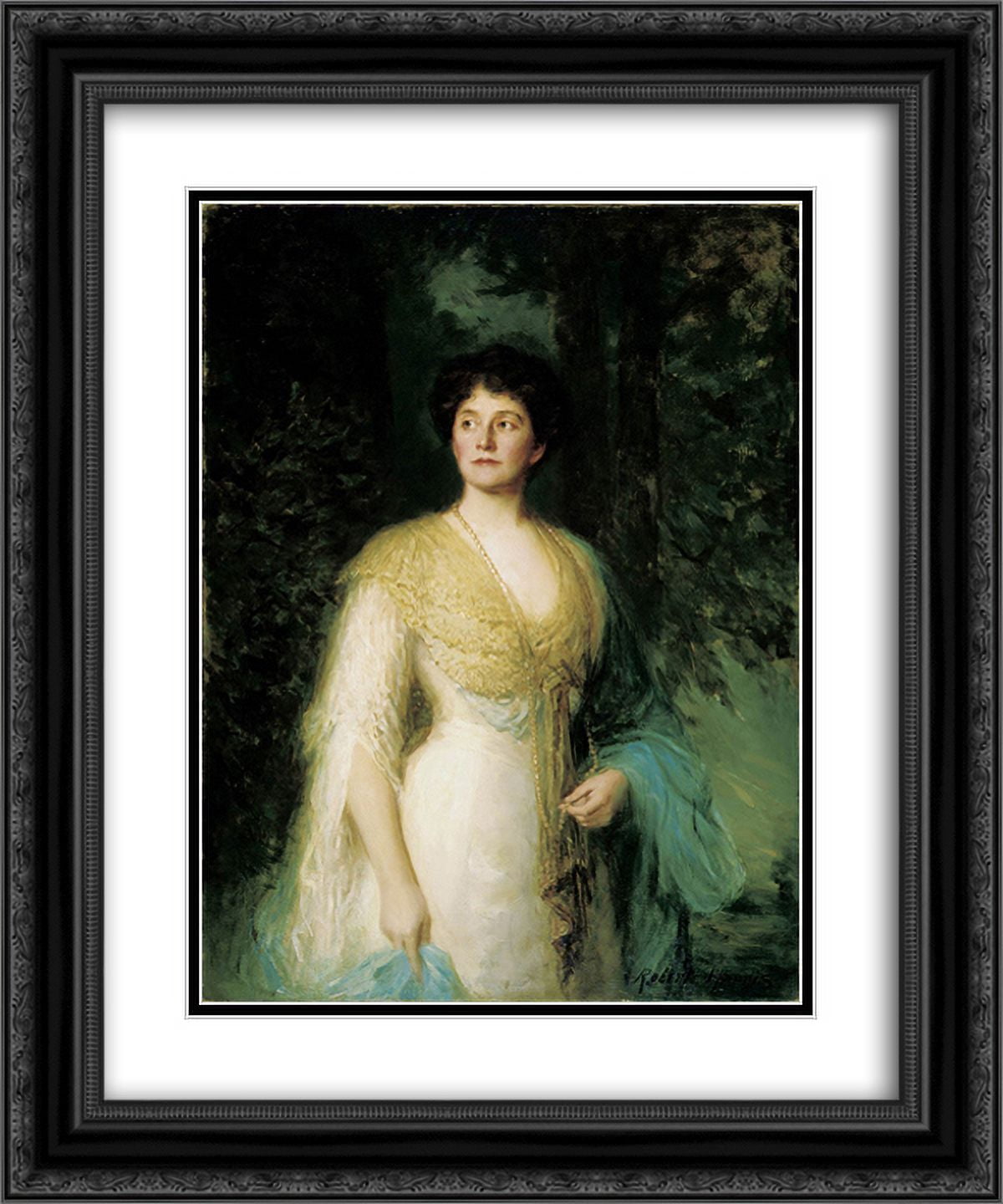 Robert Harris 2x Matted 20x24 Black Ornate Framed Art Print 'The ...