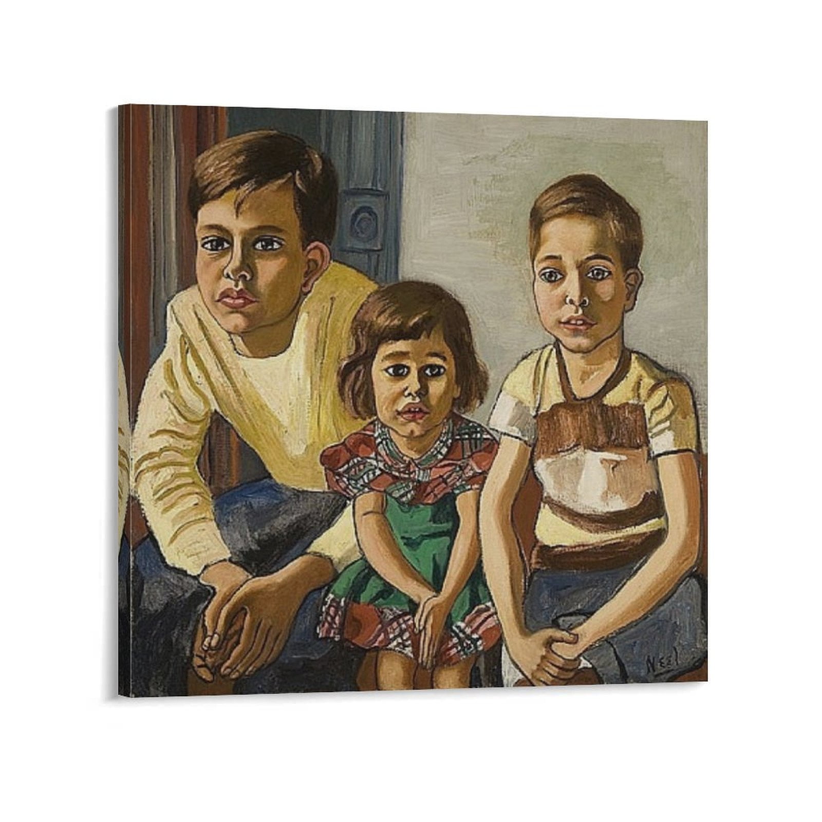 Robert Helen And Ed 1952 by Alice Neel Painting Home Decor Poster Wall ...