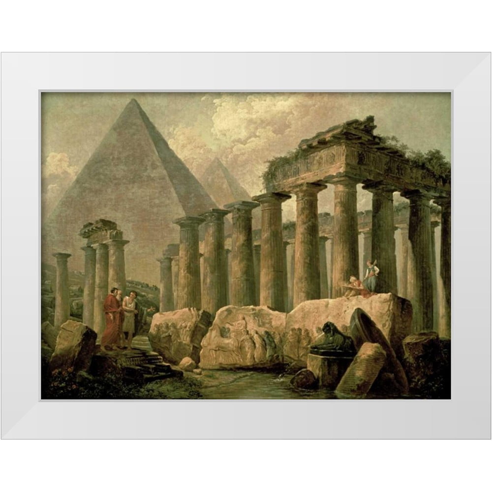 Robert, Hubert 18x15 White Modern Wood Framed Museum Art Print Titled ...