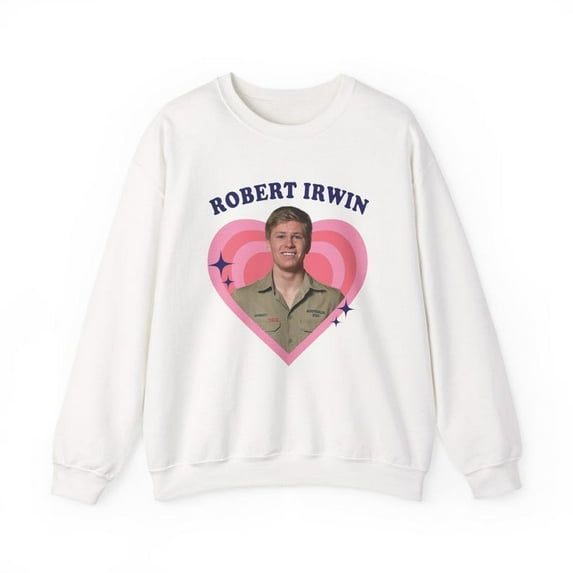 Robert Irwin Heart Sweatshirt, Australia Zoo Animal, All I Want For ...