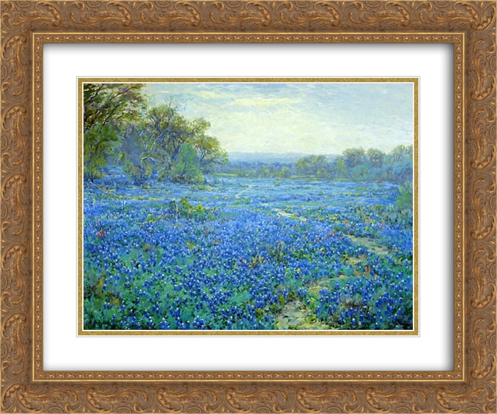 Robert Julian Onderdonk 2x Matted 24x20 Gold Ornate Framed Art Print ...