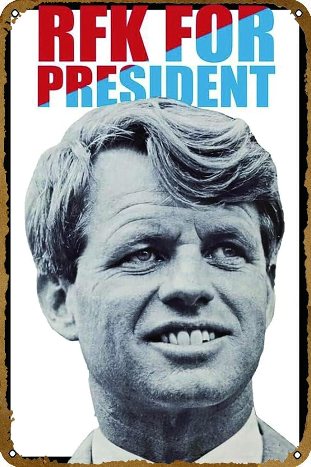 Robert Kennedy Rfk For President Metal Tin Sign Outdoor Indoor Wall ...