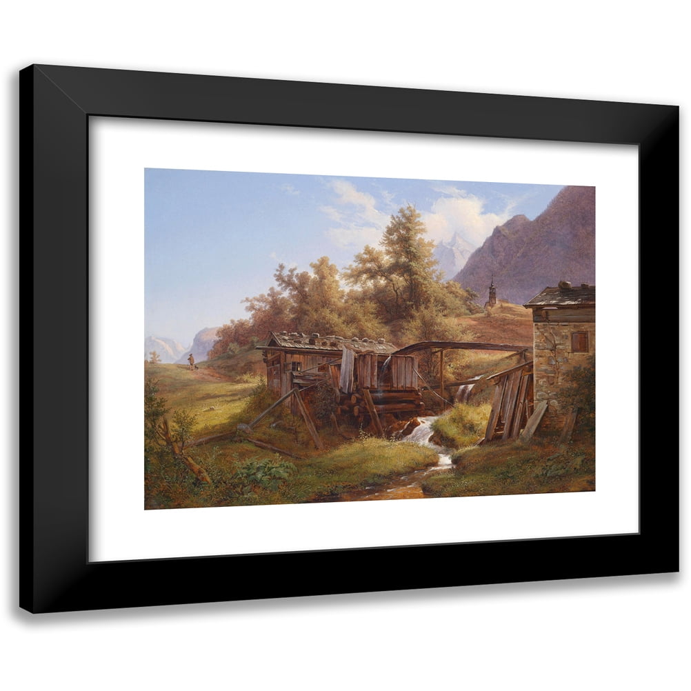Robert Kummer 14x12 Black Modern Framed Museum Art Print Titled - Old ...