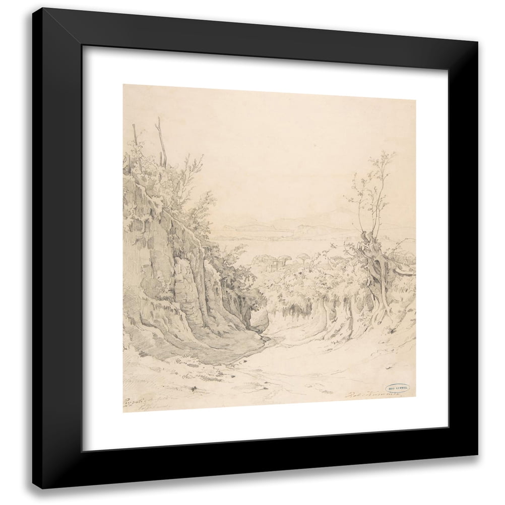 Robert Kummer 20x22 Black Modern Framed Museum Art Print Titled - A ...