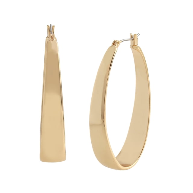 Robert Lee Morris Soho Oval Hoop Earrings - Walmart Business Supplies