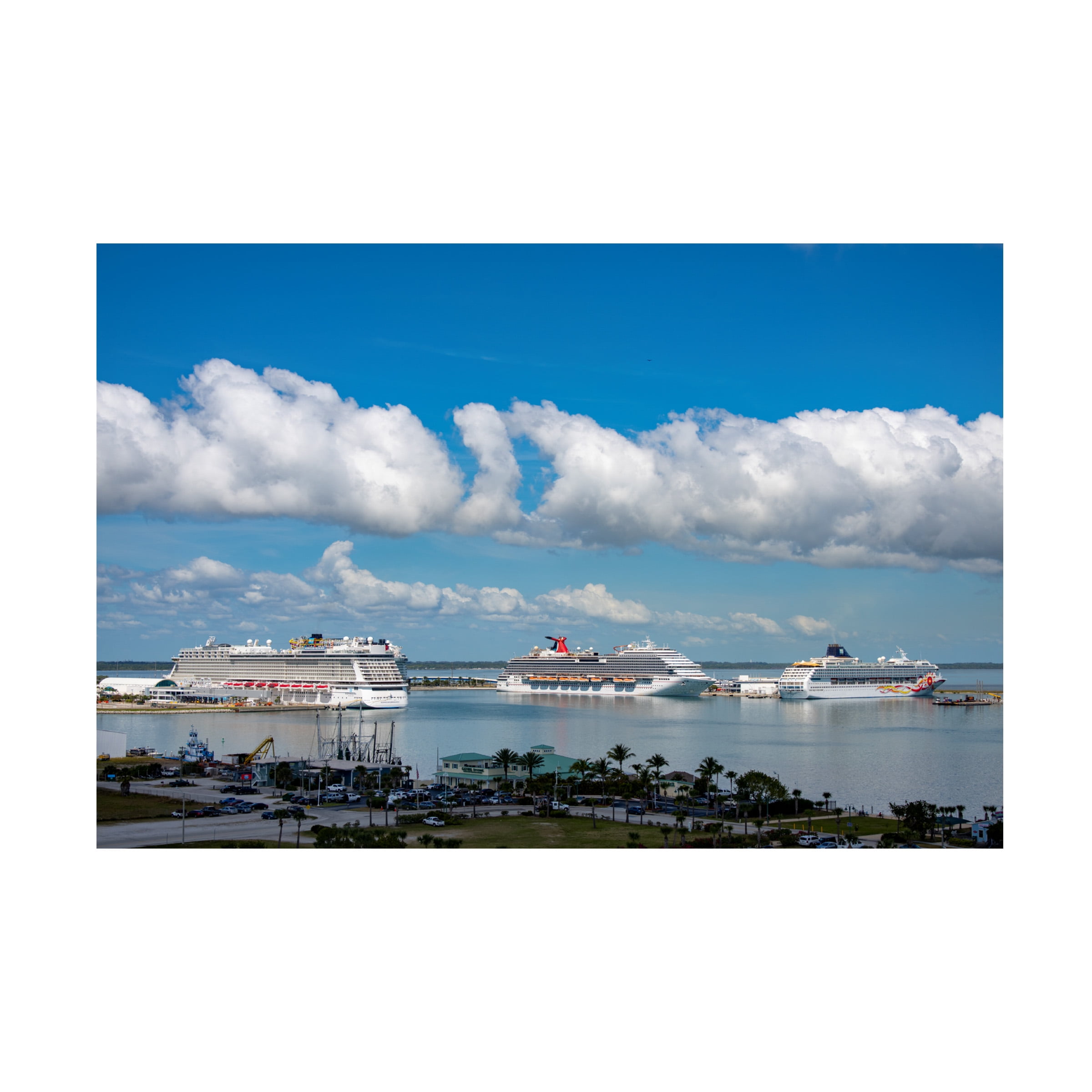 Robert Michaud 'Cruise Ships Port Canaveral 1' Canvas Art - Walmart.com