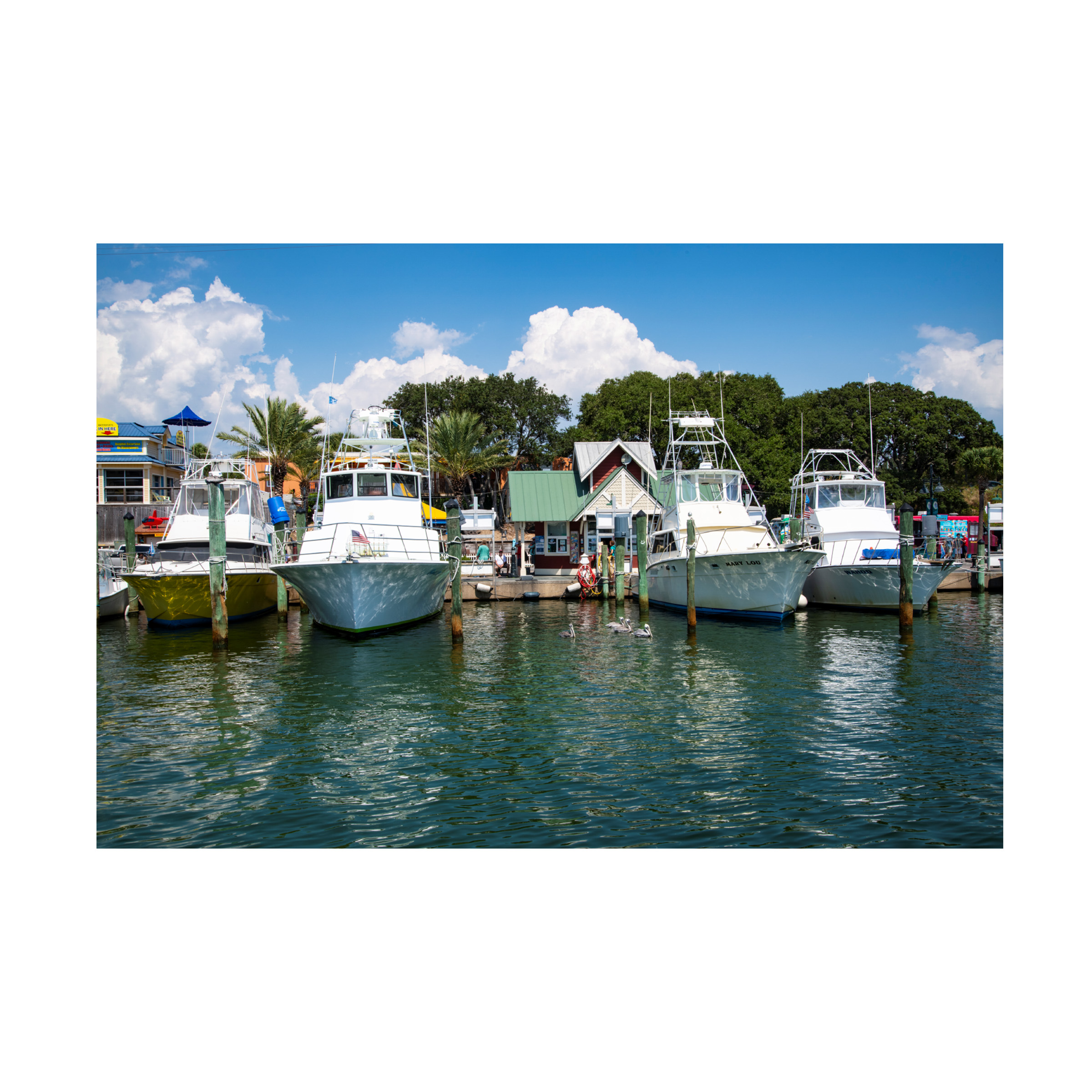 Robert Michaud 'Destin Harbor' Canvas Art - Walmart.com