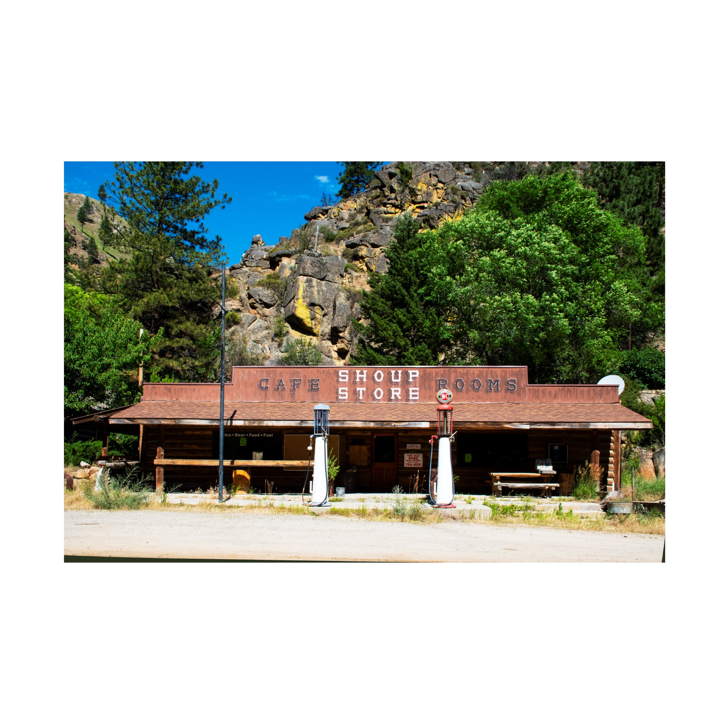 Robert Michaud 'Downtown Shoup aho' Canvas Art - Walmart.com