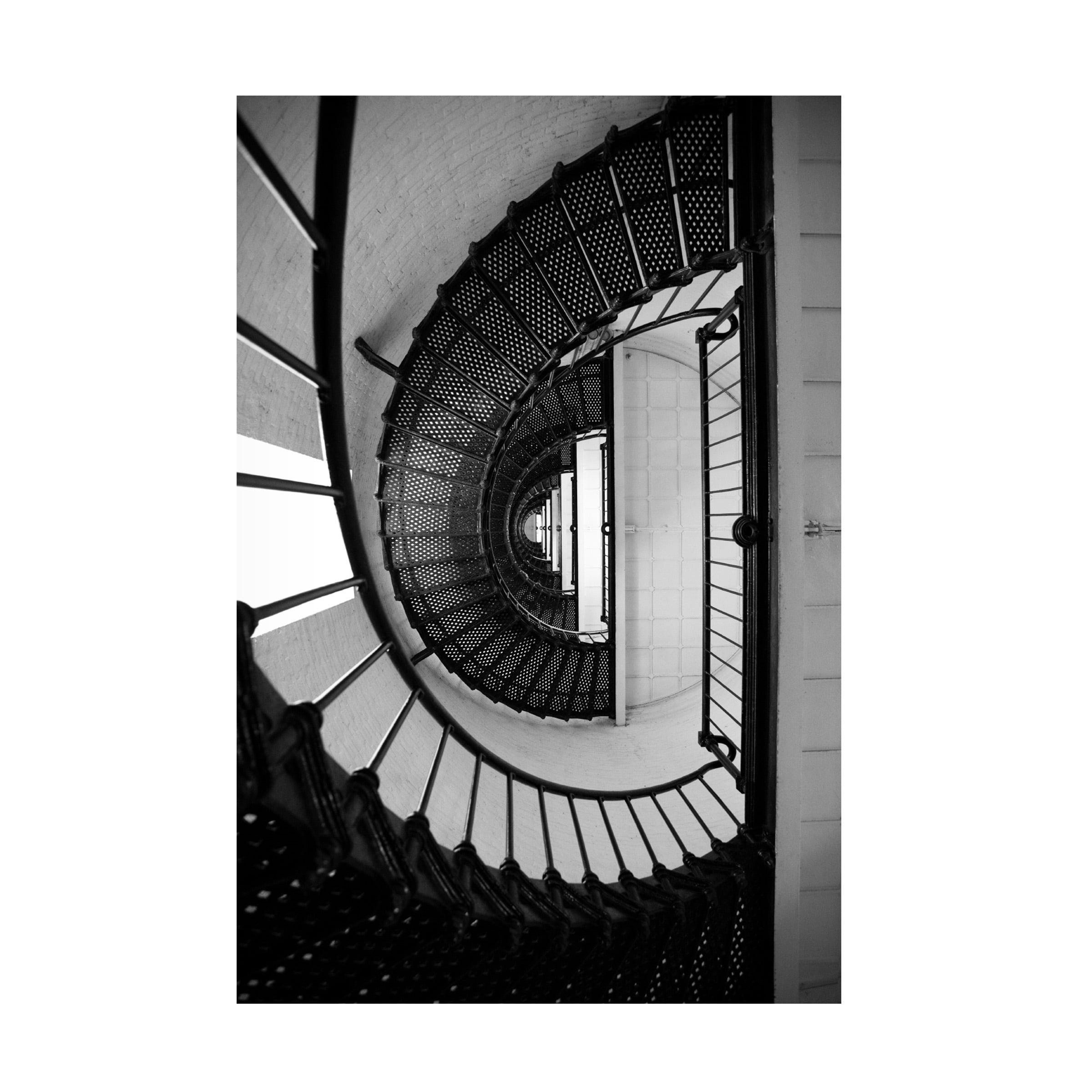 Robert Michaud 'Hatteras Light staircase' Canvas Art - Walmart.com