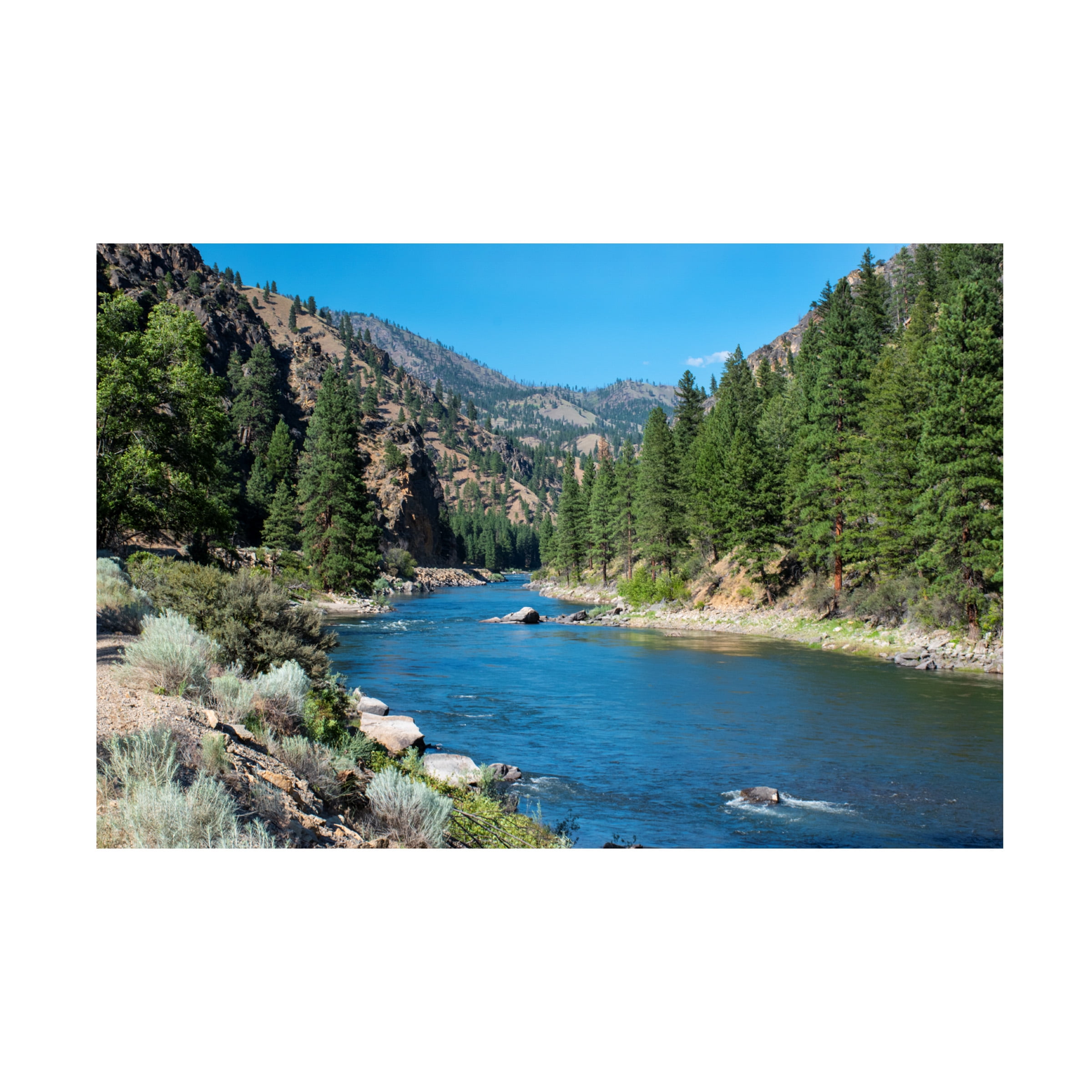 Robert Michaud 'Salmon River 1' Canvas Art - Walmart.com