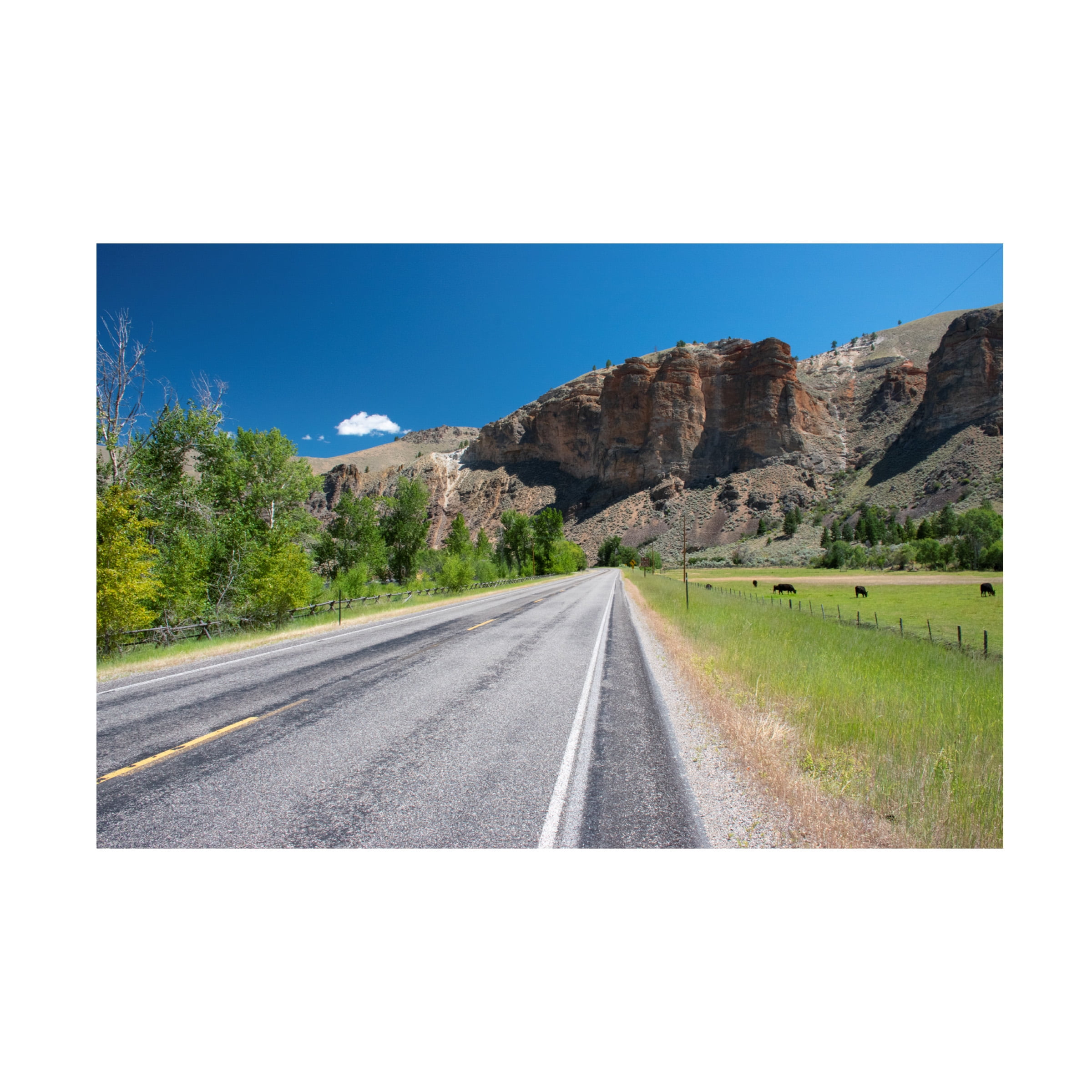 Robert Michaud 'US 93 North Fork 2' Canvas Art - Walmart.com