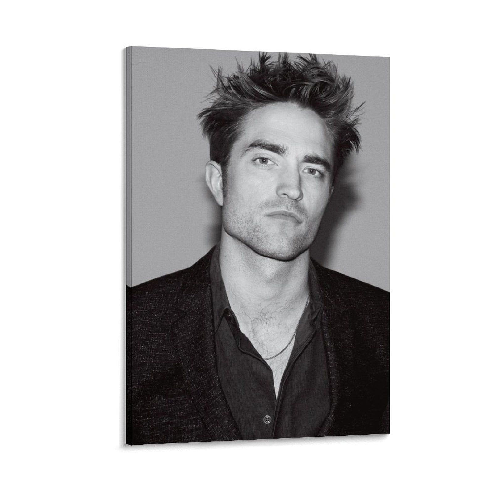 Robert Pattinson British Actor Black And White Posters Wall Art ...