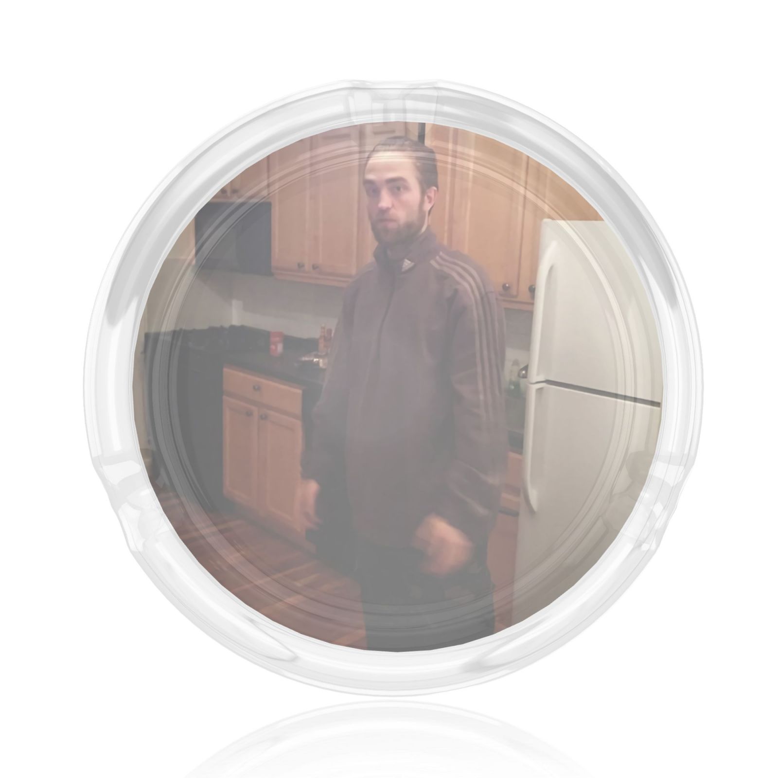 Robert Pattinson Tracksuit Meme Round Glass Ashtray 3d Printing For ...