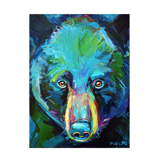 Robert Phelps Art 'Black Bear 2' Canvas Art - Walmart.com
