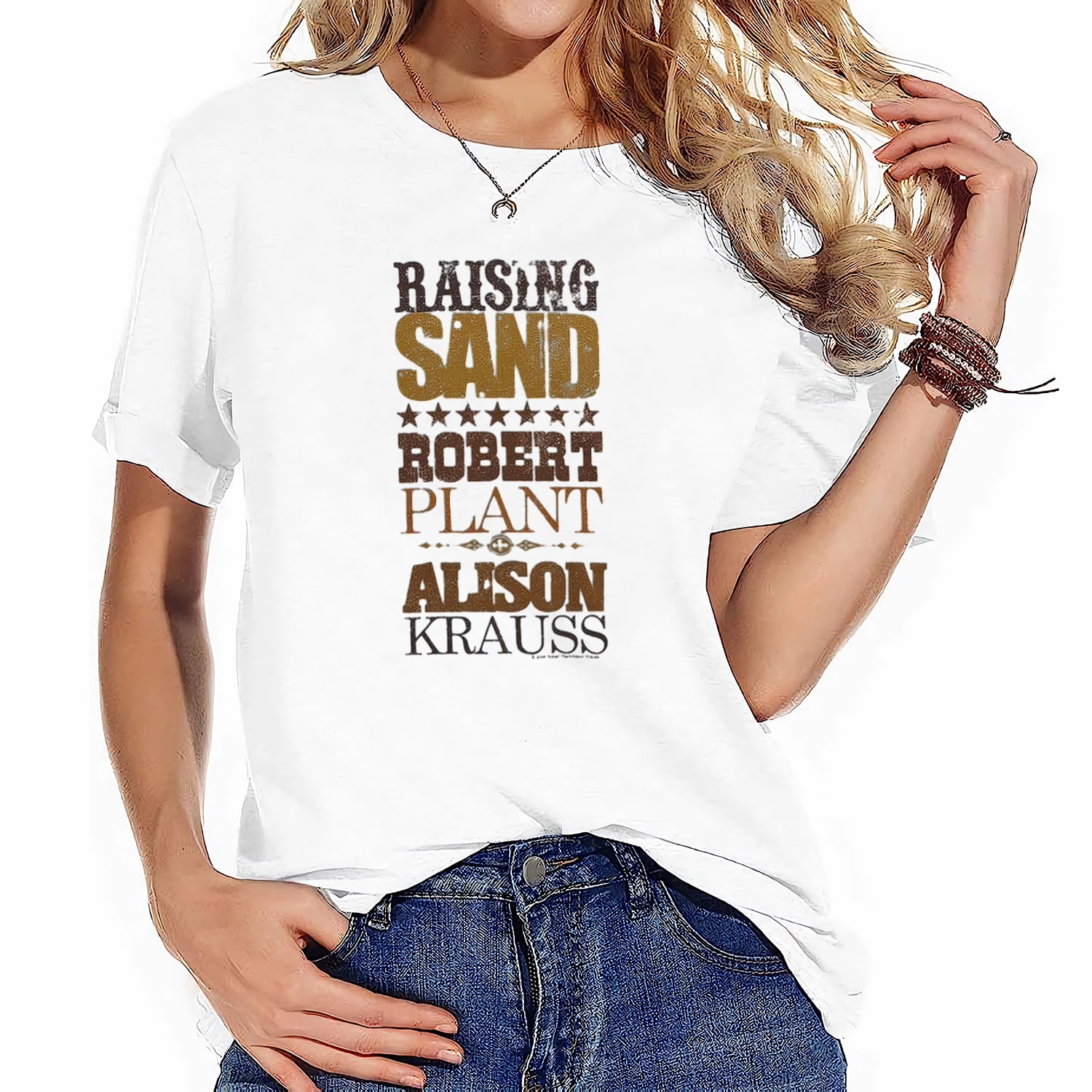 Robert Plant & Alison Krauss - Country Style Soft T-Shirt - Walmart.com