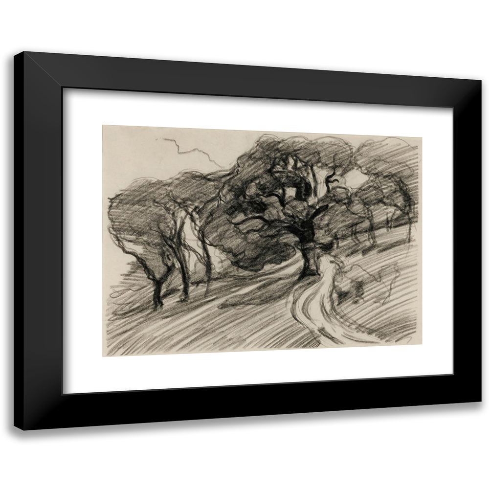 Robert Polhill Bevan 14x11 Black Modern Framed Museum Art Print Titled ...