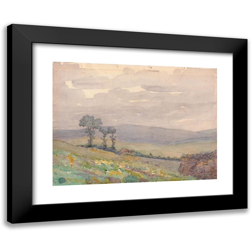 Robert Polhill Bevan 24x19 Black Modern Framed Museum Art Print Titled ...