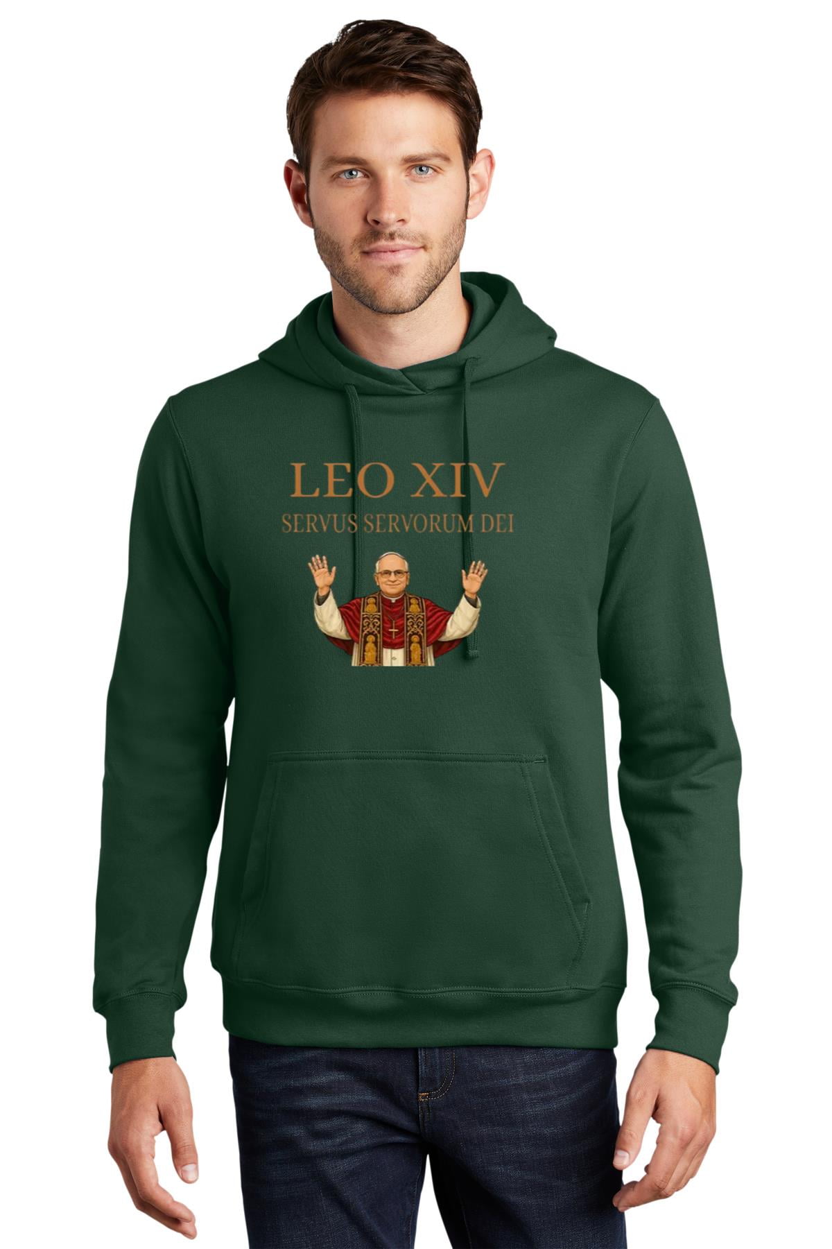 Robert Prevost Hoodie New Pope Leo XIV Vatican First American Design up to 5XL. - Walmart.com