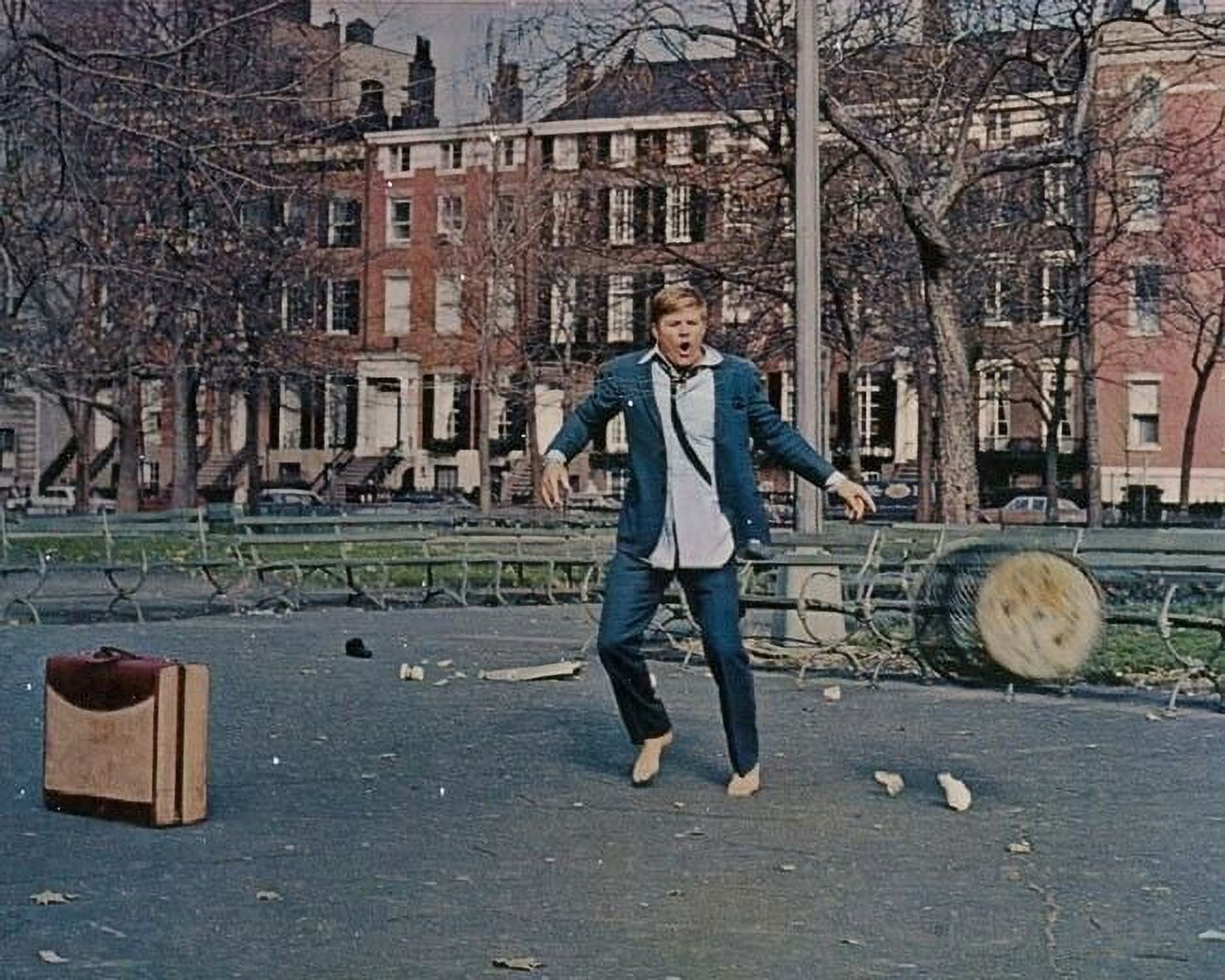 Robert Redford dances Washington Square Park NY Barefoot in the Park ...