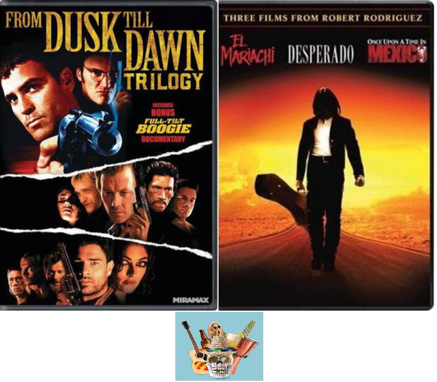 Robert Rodriguez 6 Movie Set Dusk Till Dawn Trilogy & Desperado Trilogy ...