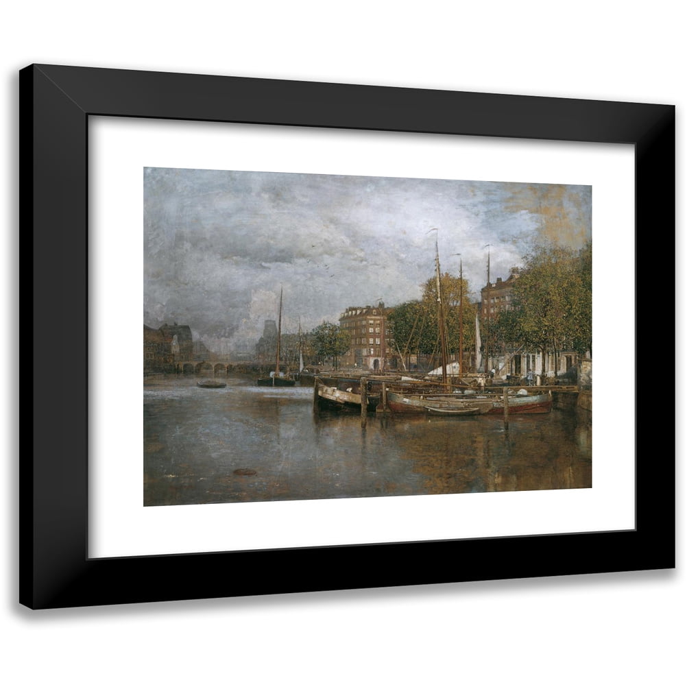 Robert Russ 14x12 Black Modern Framed Museum Art Print Titled - Kanal ...