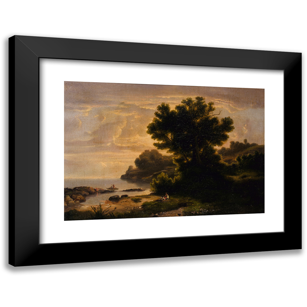 Robert S. Duncanson 14x11 Black Modern Framed Museum Art Print Titled ...