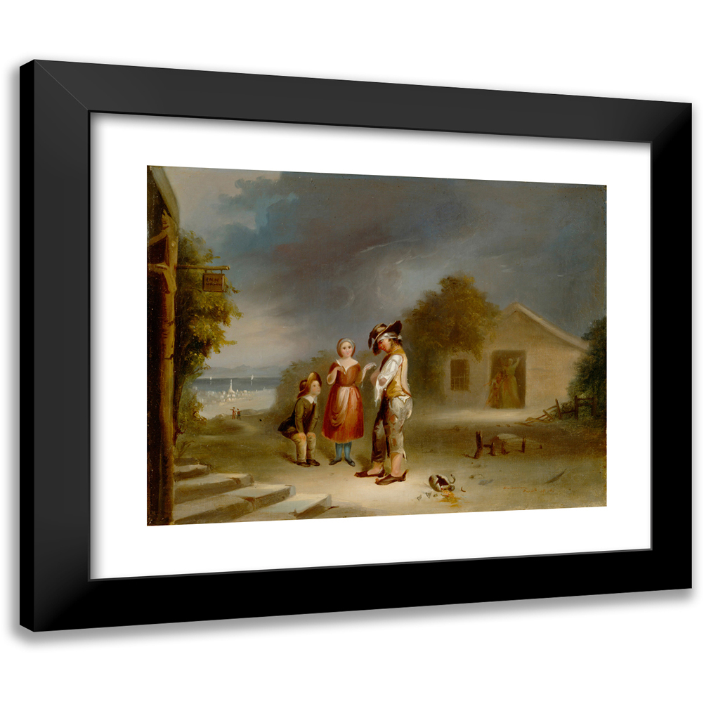 Robert S. Duncanson 14x12 Black Modern Framed Museum Art Print Titled ...
