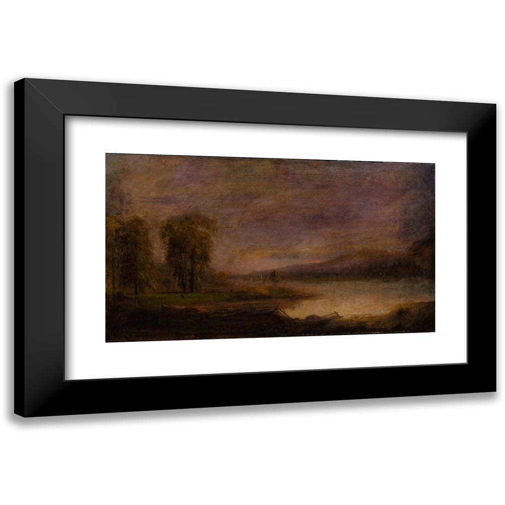 Robert S. Duncanson 18x12 Black Modern Framed Museum Art Print Titled ...