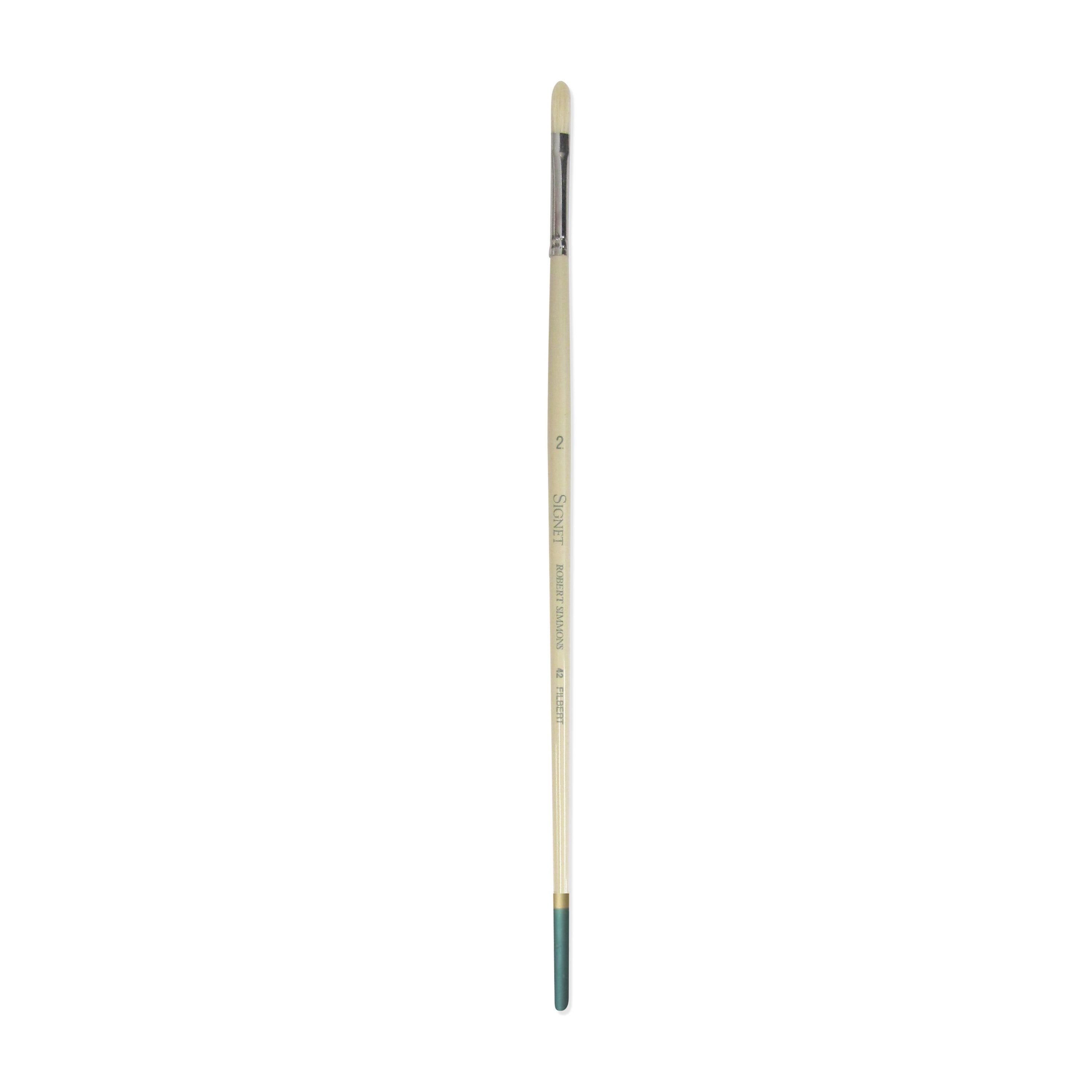 Robert Simmons Signet Brush, Long Handle, Filbert, 2 - Walmart.com