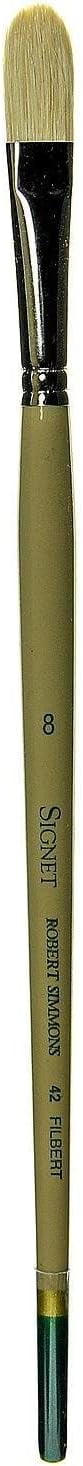 Robert Simmons Signet Brushes 8 filbert 42 - Walmart.com