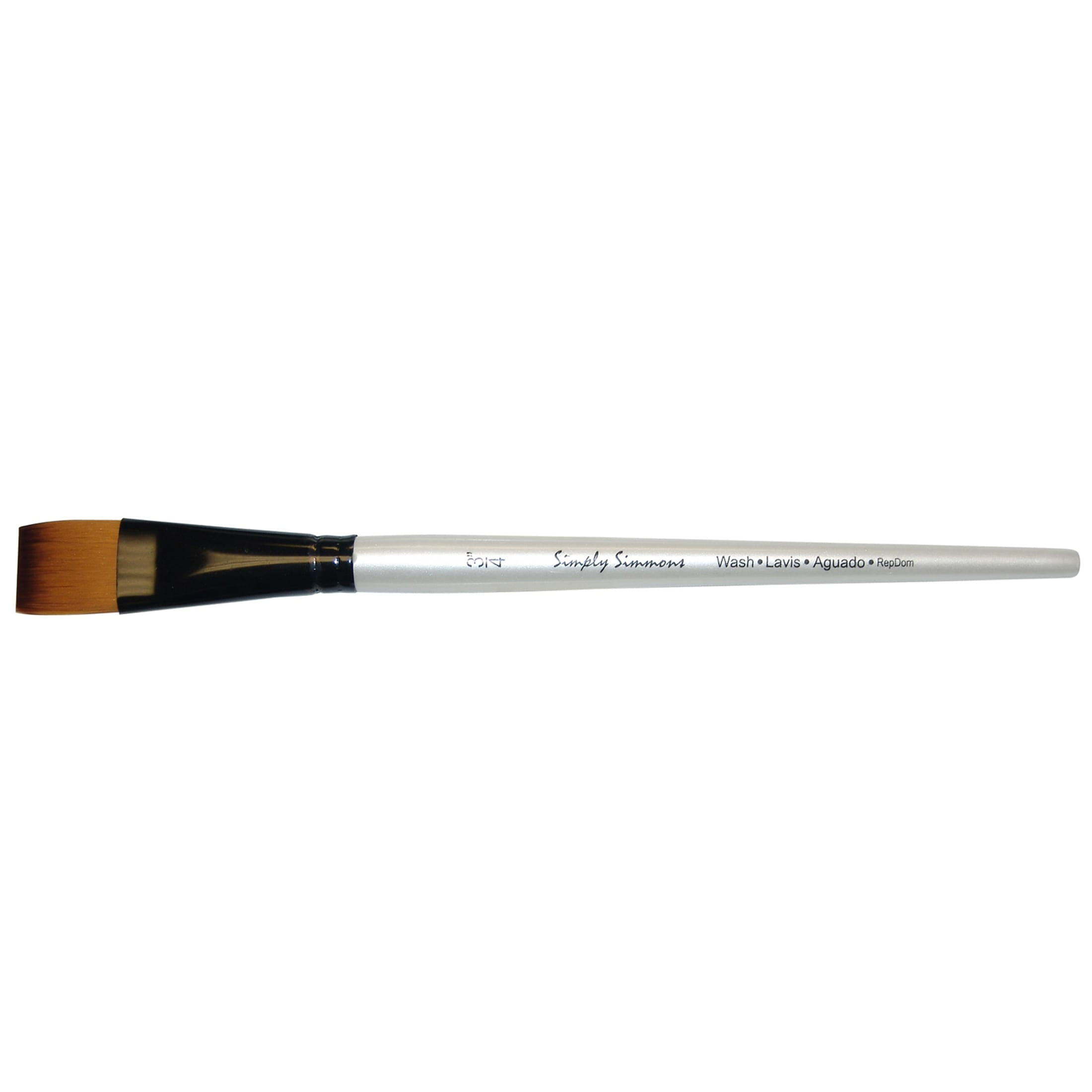 Robert Simmons Simply Simmons Short Handle Brush, Flat Wash, 3/4 in ...