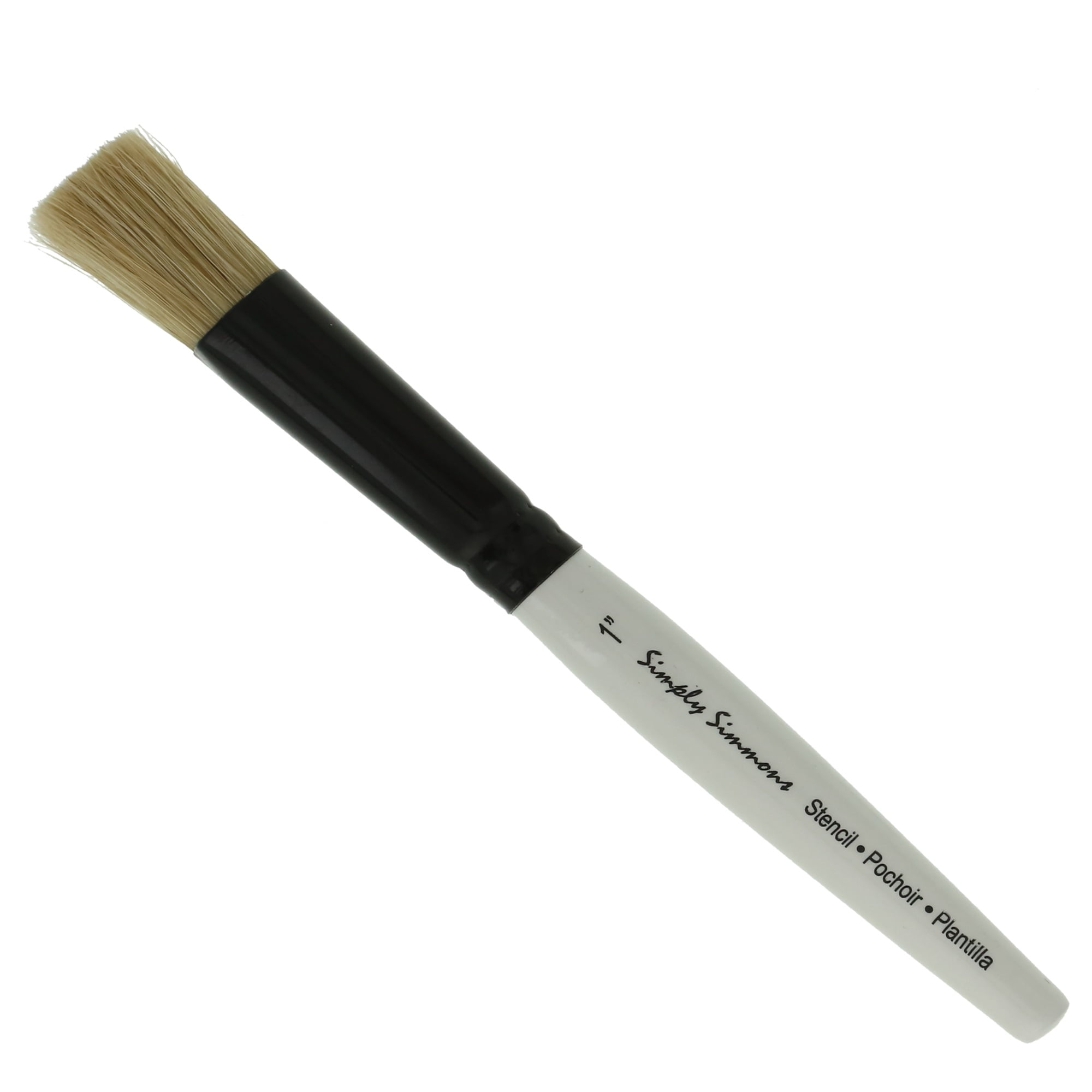 Robert Simmons Simply Simmons Short Handle Brush, Stencil, 1 Robert Simmons Simply Simmons Short Handle Brush, Stencil, 1